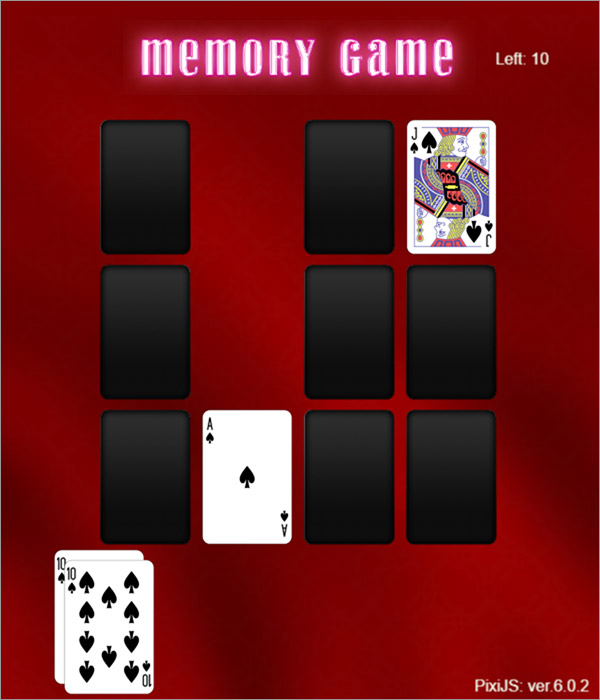 Github Evofanpixijstestmemorygame Test To Create A Sample Of Memory Game With Pixijs